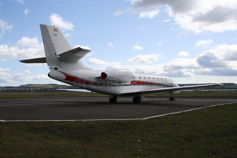 Mid sized corporate jet stock photo. Image of aviation - 1762050