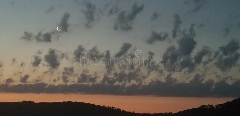 Mid summers evening stock image. Image of cloud, wave - 234383301