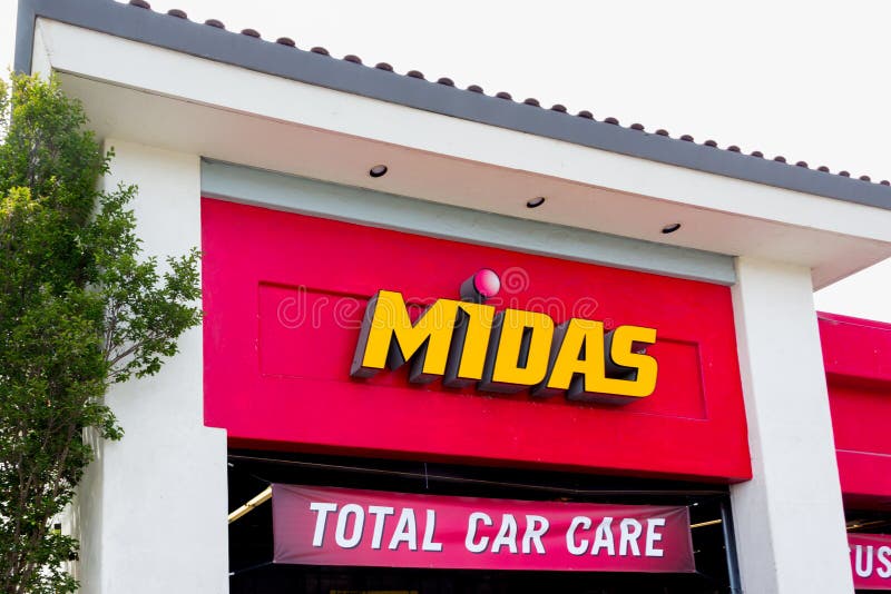 Midas Auto Service Center redaktionelles foto. Bild von industrie ...