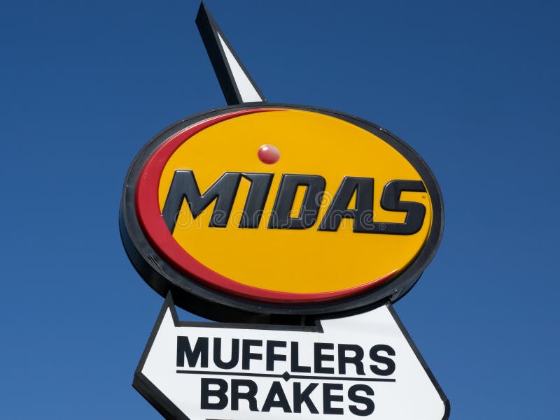 Midas Auto Service Center redaktionelles foto. Bild von industrie ...