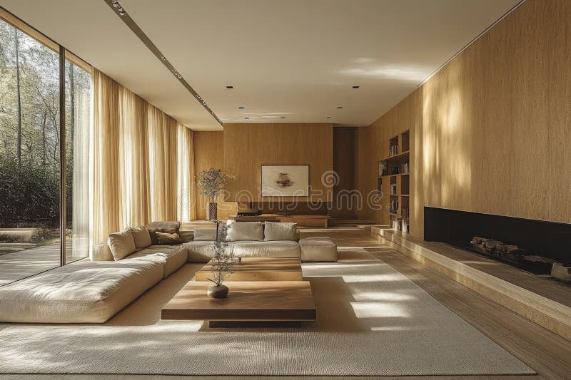 A Midcentury Modern House, Clean and Stylish, Architectural Theme Stock ...