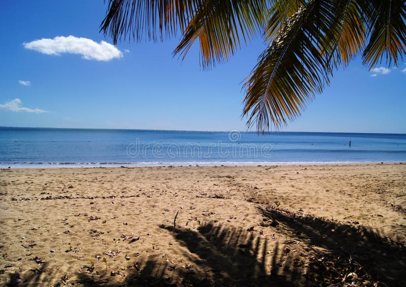 Midday from Beach of Puerto Rico Stock Image - Image of blue, nature ...