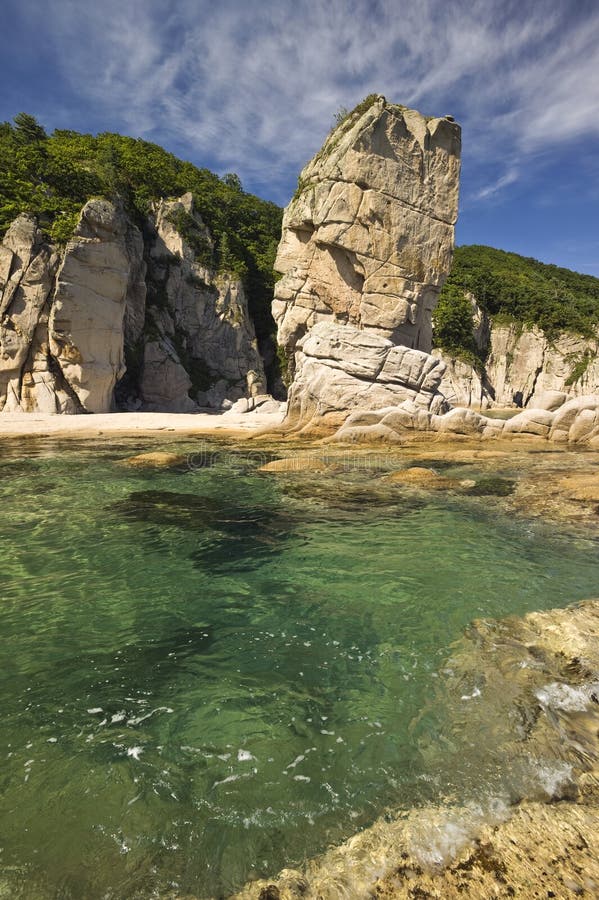 Midday landscape. stock image. Image of forest, mountain - 7433059