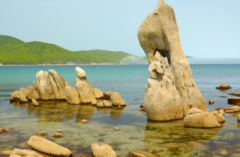 Midday landscape. stock image. Image of forest, mountain - 7433059