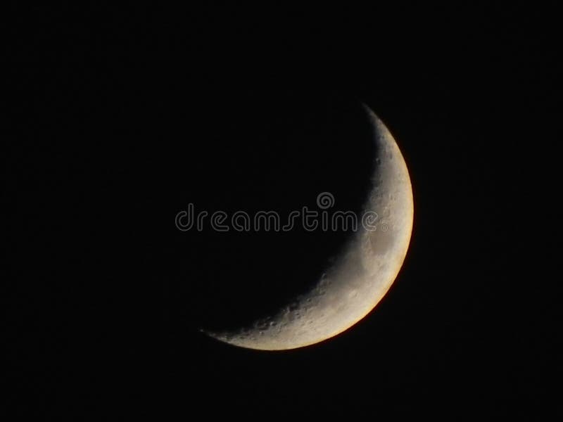 Midday moon stock image. Image of ozone, sunny, color - 82147985