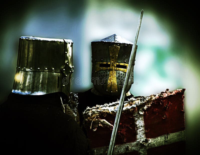 Middeleeuws gevecht stock foto. Image of gevecht, slagveld - 23668138