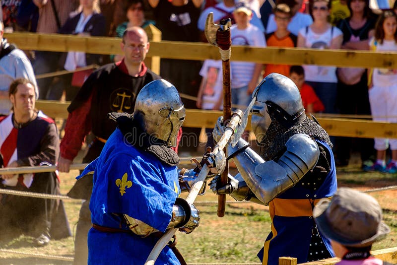 Middeleeuws Gevecht redactionele stock foto. Image of geschiedenis ...