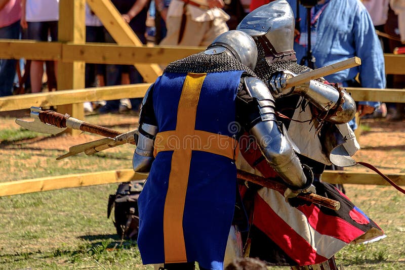 Middeleeuws Gevecht redactionele afbeelding. Image of wijnoogst - 40324975