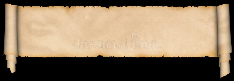 Middeleeuwse Rol Van Perkament Stock Foto - Image of middeleeuws, retro ...