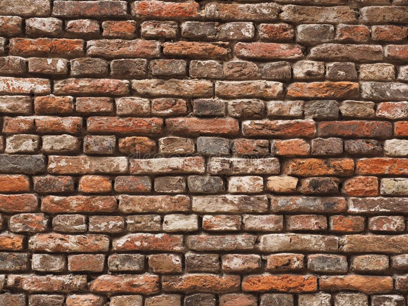 Ruwe Bakstenen Muur Van Aarde En Steen Gekleurde Kei Stock Foto - Image ...