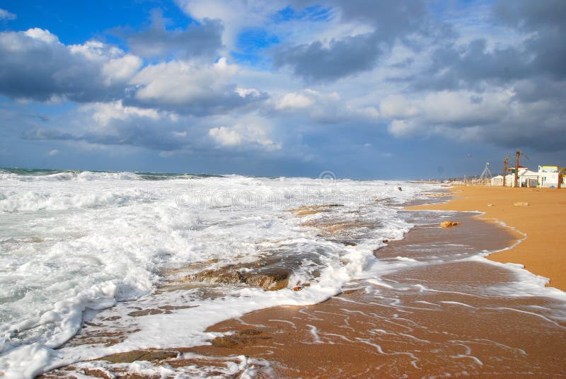 Middellandse Zee in De Winter Stock Foto - Image of cultuur, landen ...