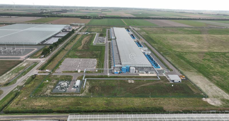 Middenmeer, 29th of August 2022, the Netherlands. Google Datacenter on ...