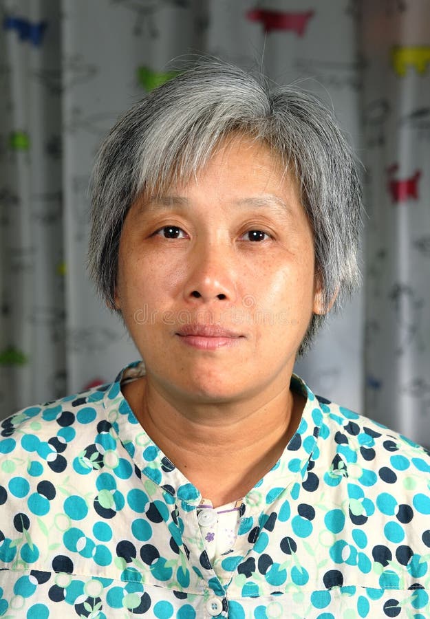 Middle age chinese woman stock photo. Image of grandmother - 15189784