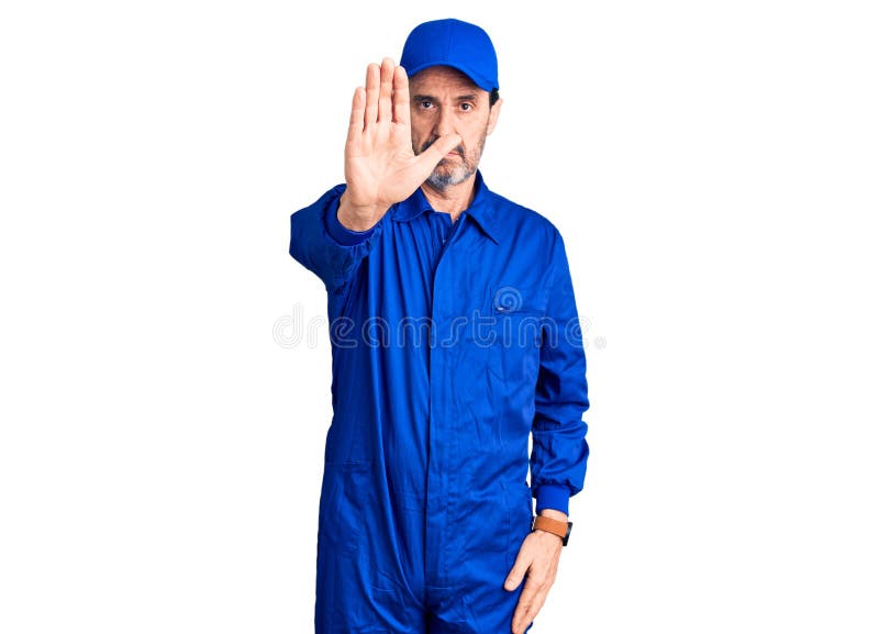 Car Mechanic Stop Terminate on Sensor Stock Image - Image of equipment ...