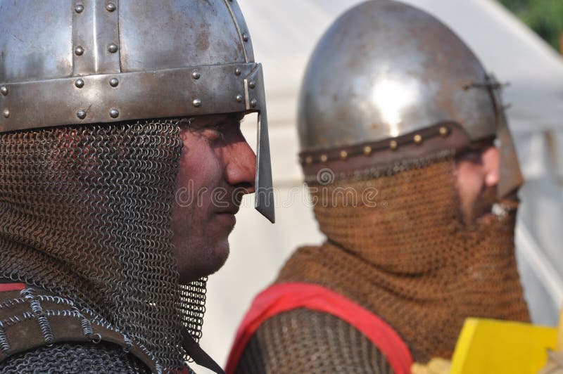 Middle age knights editorial stock photo. Image of shield - 56268898