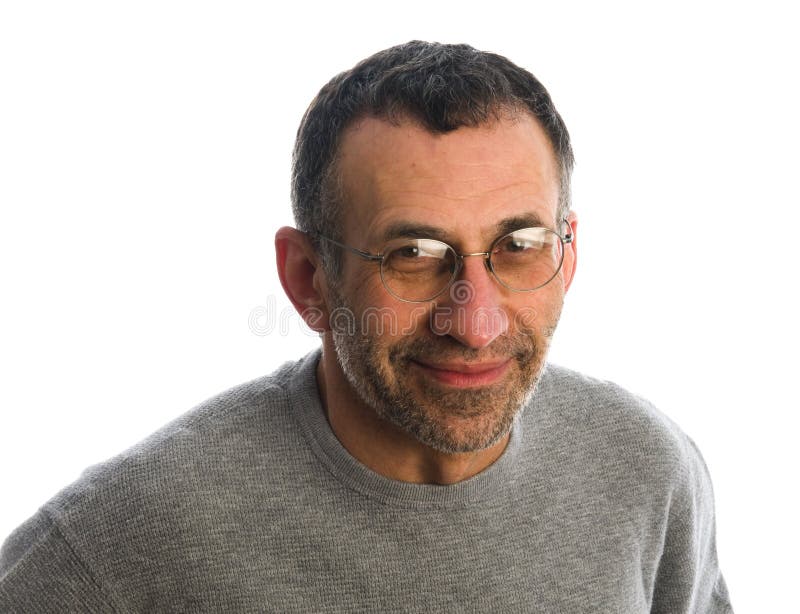 Middle age man smiling stock image. Image of aged, retirement - 8668989