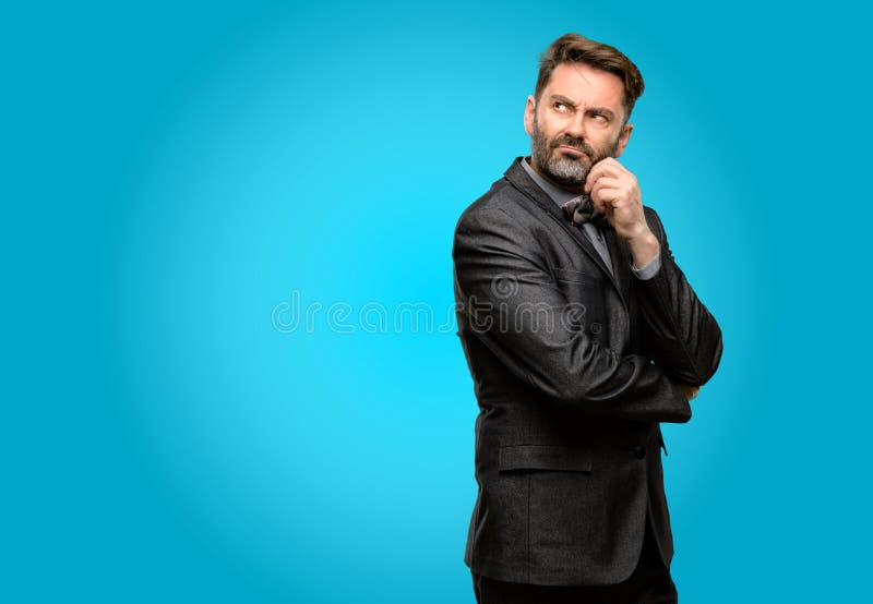 Middle Age Man Wearing a Suit Stock Photo - Image of cute, male: 116525292