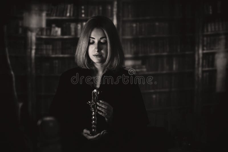 Vampire Style, Gothic Atmosphere, Non Binary Stock Photo - Image of ...