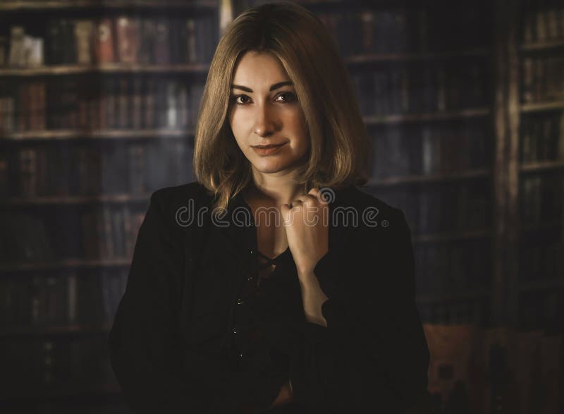 Vampire Style, Gothic Atmosphere, Non Binary Stock Photo - Image of ...