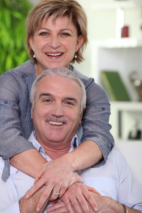 Middle-aged couple stock photo. Image of affection, face - 24498354