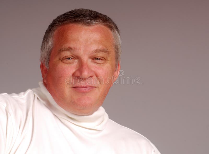 Middle aged man stock image. Image of grey, aged, happy - 3843135