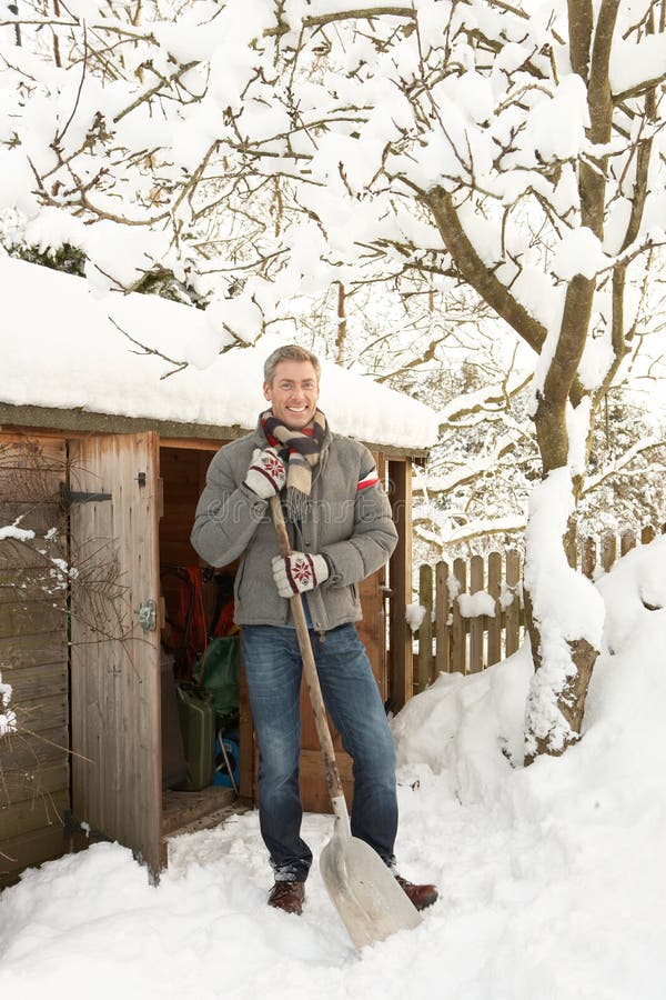 Hut in a Clearing in the Snow Stock Image - Image of outdoors ... Hut in a Clearing in the Snow Stock Image - Image of outdoors ...