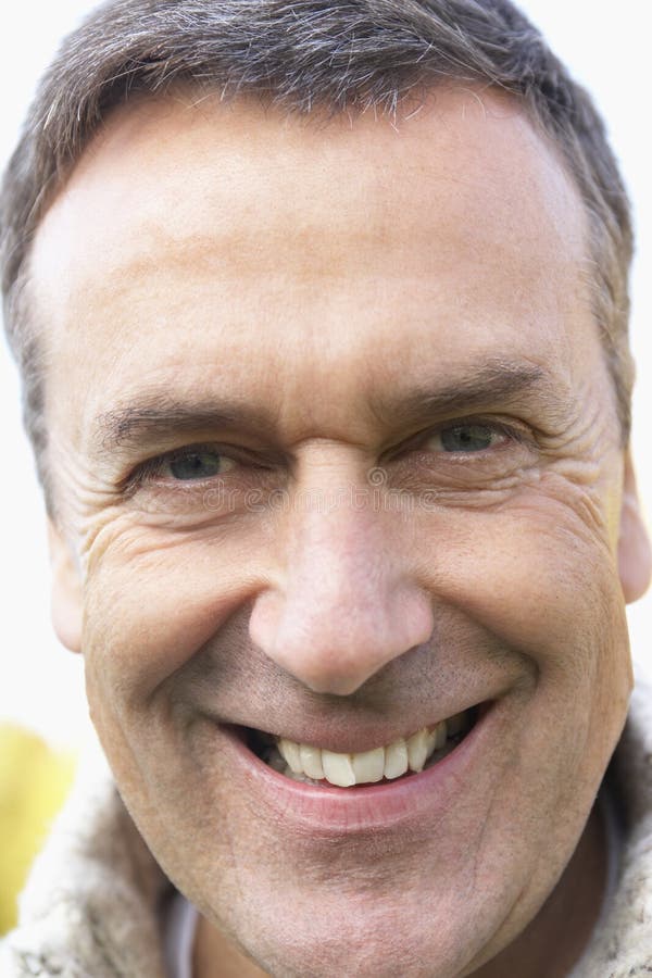 782 Headshot Portrait Middle Aged Man Happy Smiling Stock Photos - Free ...