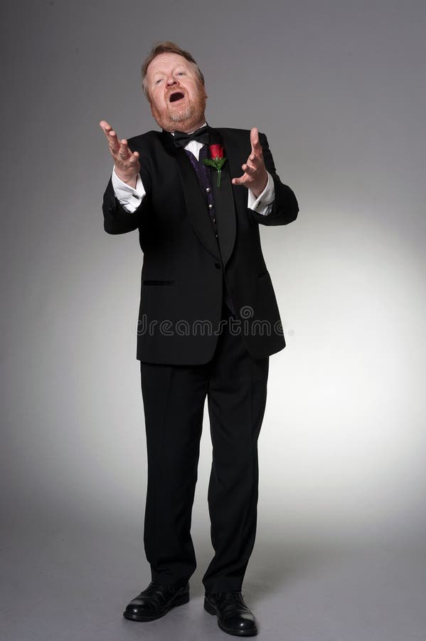 Beautiful Opera Singer is Back Stock Photo - Image of dress, keyboard ...