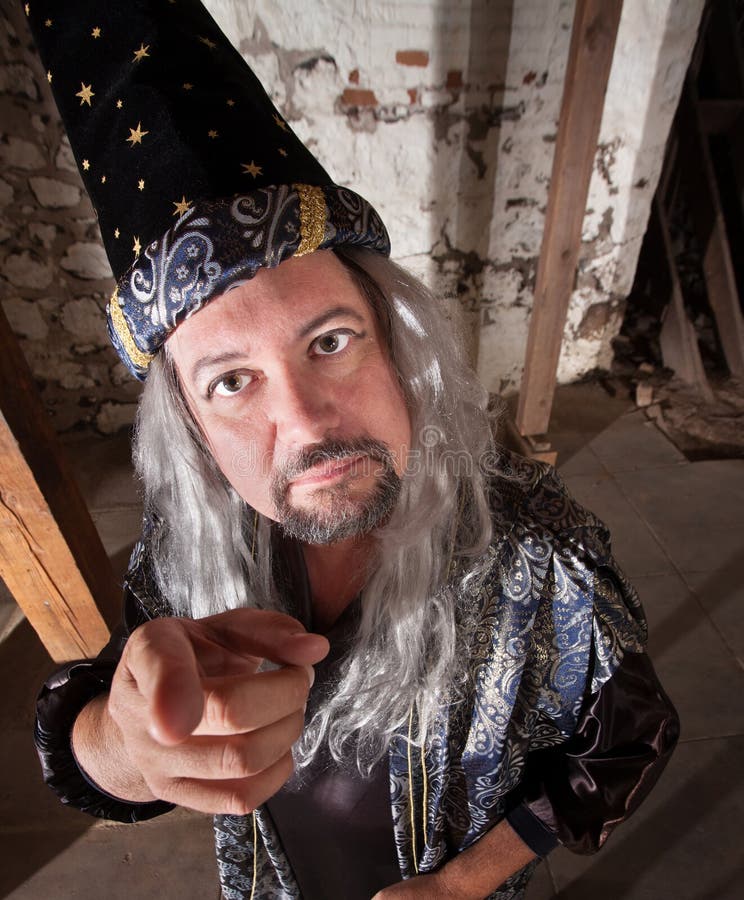 Middle Aged Wizard stock image. Image of person, magician - 28555881