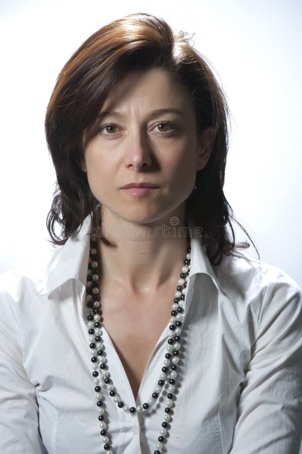 Middle-aged woman stock image. Image of caucasian, beauty - 10982551