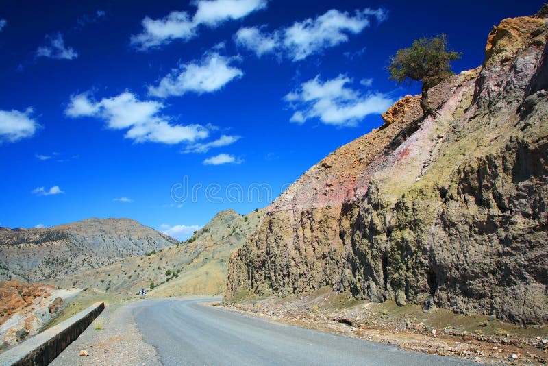 Middle Atlas landscape stock photo. Image of scene, rocks - 7634484