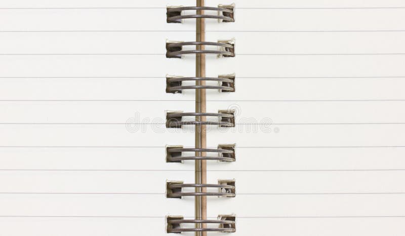 Middle of Blank Notebook. stock image. Image of information - 34913851