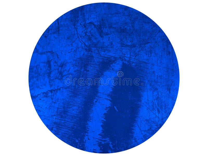 Middle Blue Color Gradient Web Icon Template, Round Circle Shape ...