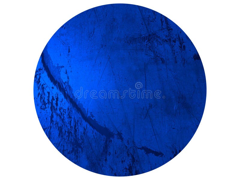 Middle Blue Color Gradient Web Icon Template, Round Circle Shape ...