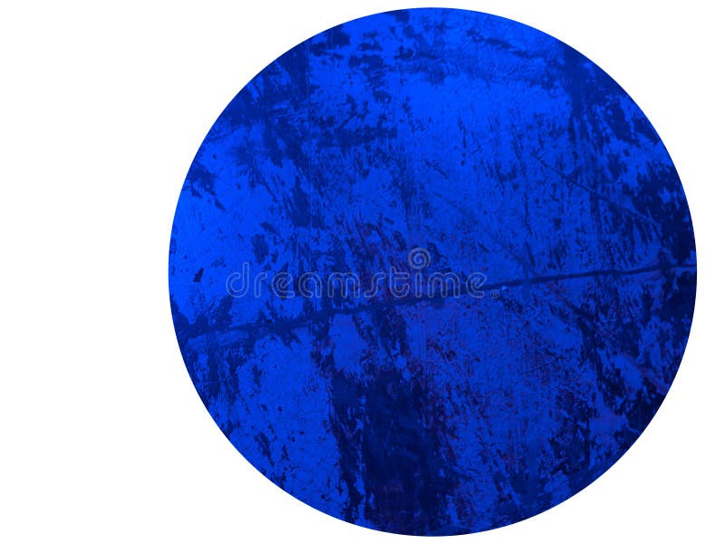 Middle Blue Color Gradient Web Icon Template, Round Circle Shape ...