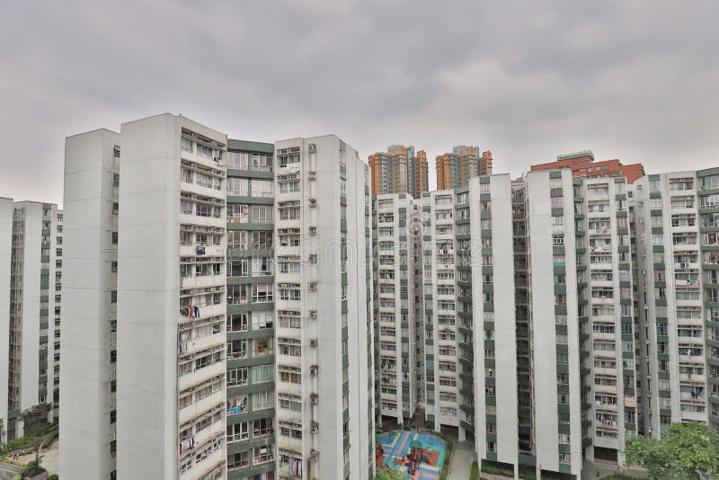 The Middle Class of Hong Kong Building Stock Image - Image of kong ...