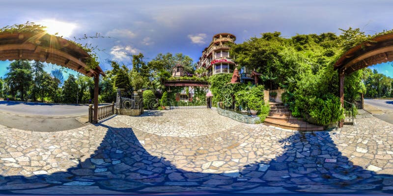 Middle-class Hotel in the Resort Editorial Stock Image - Image of ...