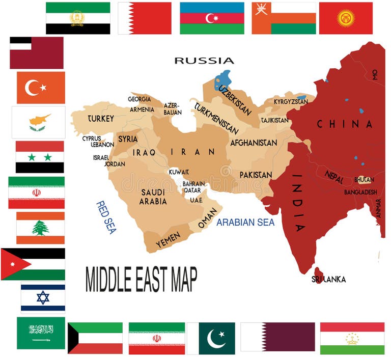 Middle East Map Flag Stock Illustrations – 11,966 Middle East Map Flag ...