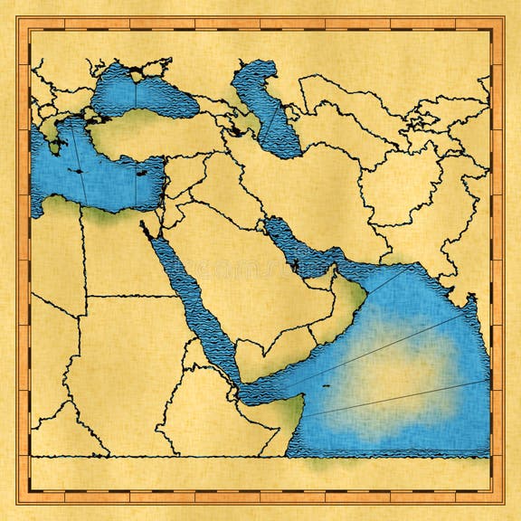 Map Middle East Drawing Stock Illustrations – 1,511 Map Middle East ...