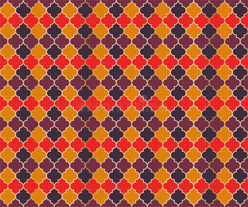 Middle East Mosque Vector Seamless Pattern. Stock Vector - Illustration ...