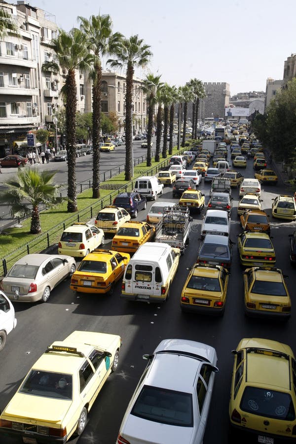 MIDDLE EAST SYRIA DAMASKUS CITY CENTRE Editorial Photography - Image of ...