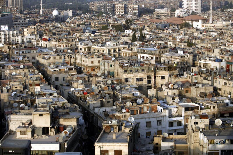 MIDDLE EAST SYRIA DAMASKUS CITY CENTRE Editorial Image - Image of ...