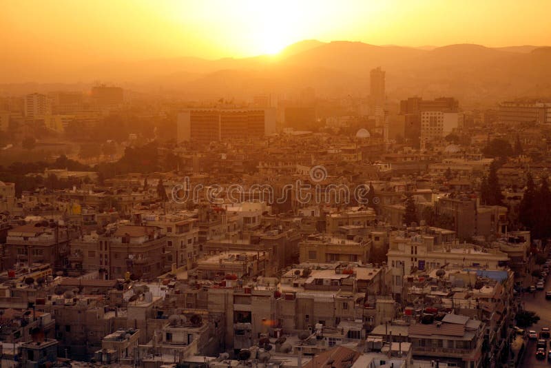 MIDDLE EAST SYRIA DAMASKUS CITY CENTRE Editorial Stock Image - Image of ...