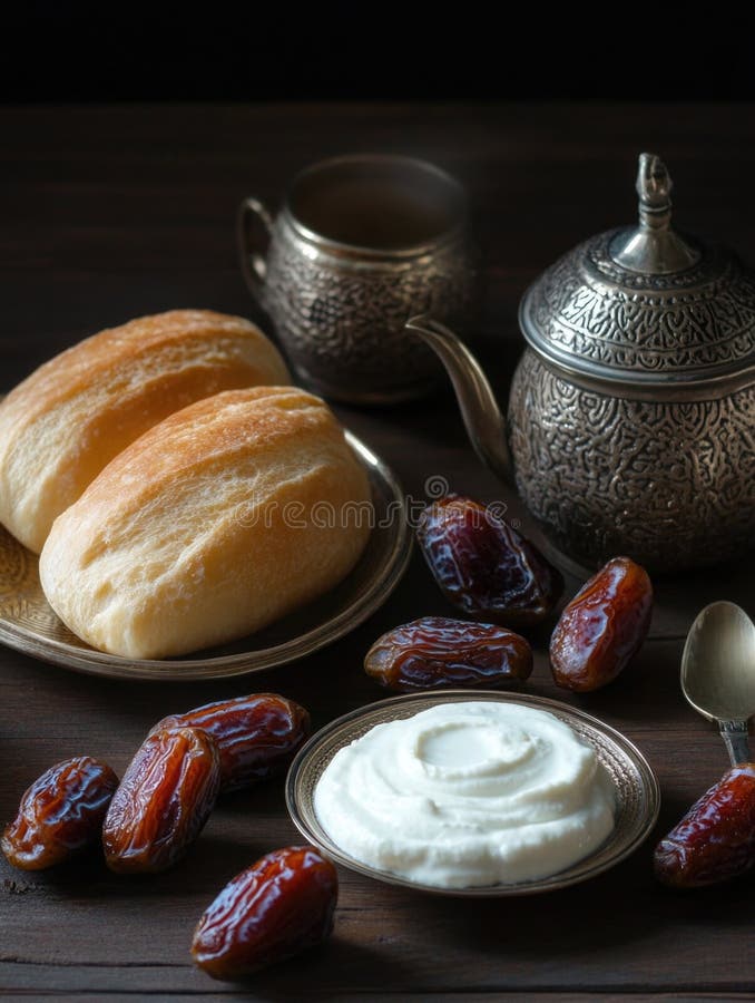 Middle Eastern Breakfast stock photo. Image of spices - 358487260