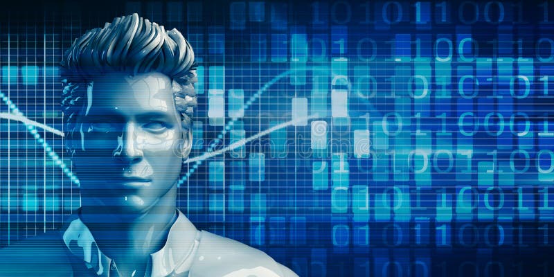 Middle Eastern Business Man Using Data Analytics Technology Stock ...