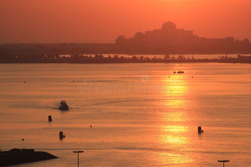 Sun setting over the ocean stock image. Image of foreground - 54103607