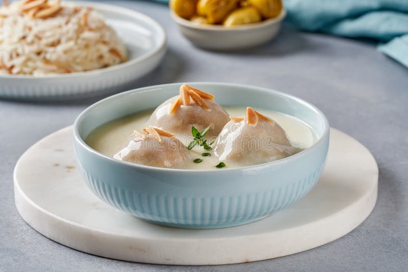 Middle Eastern Dish Kibbeh Labanieh . Ground Meat with Bulgur Wheat and ...