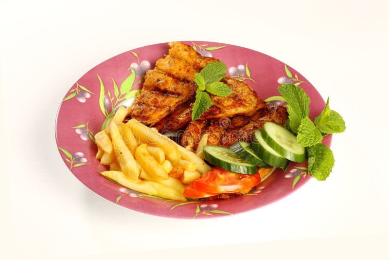 Middle Eastern Grilled Hamour Fish Stock Image - Image of food, fillet ...