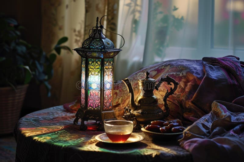 Middle Eastern Hospitality: a Traditional Middle Eastern Scene with a ...