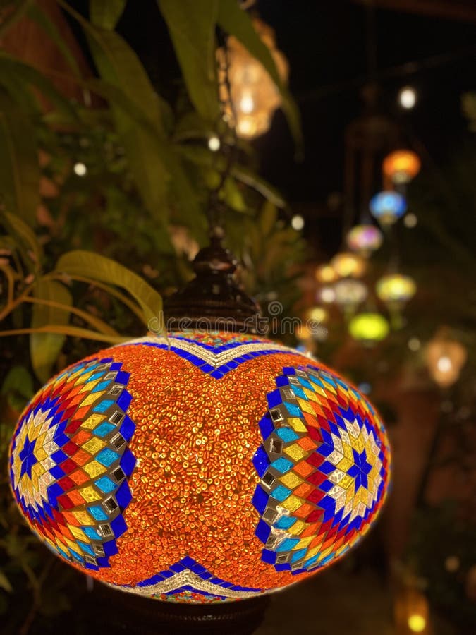 Middle eastern lamps stock photo. Image of blue, lamps - 218173536